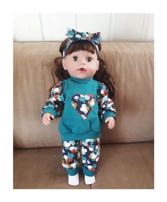 Dukkeklær til dukke 44cm, - Epla