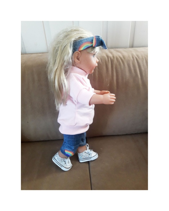 Dukkeklær til dukke 44cm, - Epla