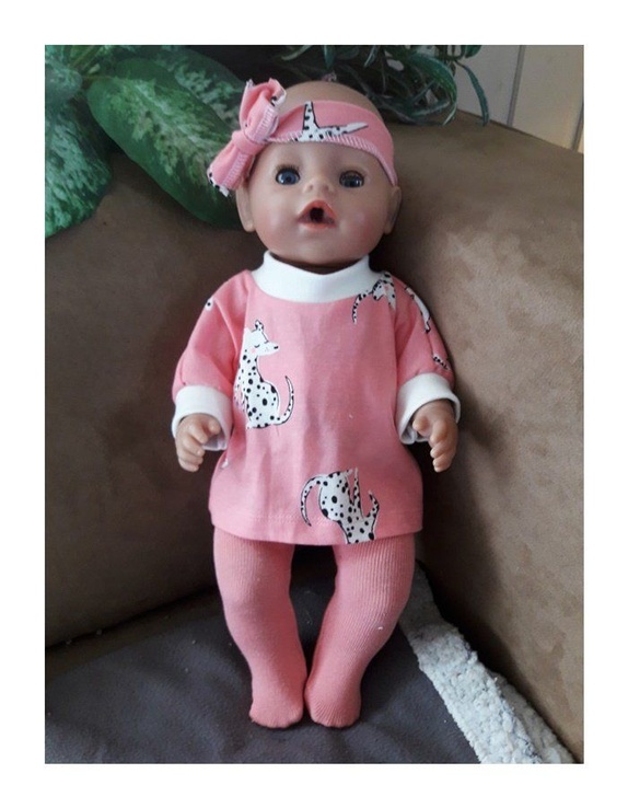 Dukkeklær til dukke 43cm, - Epla