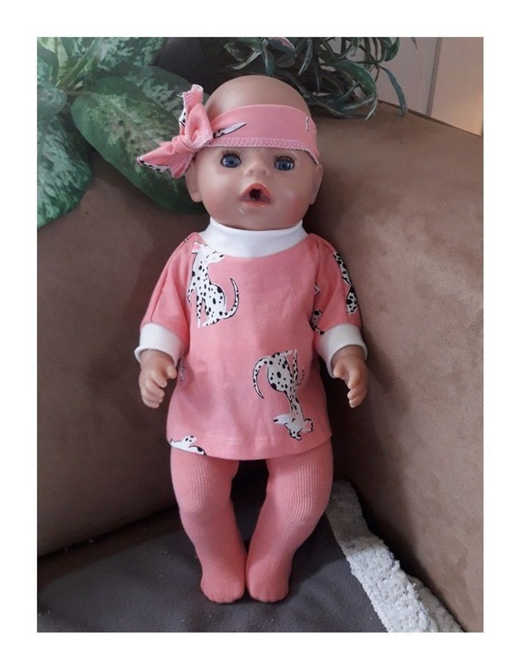 Dukkeklær til dukke 43cm, - Epla