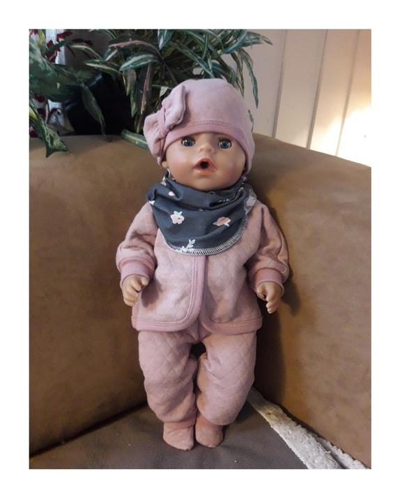 Dukkeklær til dukke 43cm, - Epla