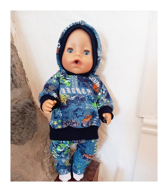 Dukkeklær til dukke 43cm, TILBUD - Epla