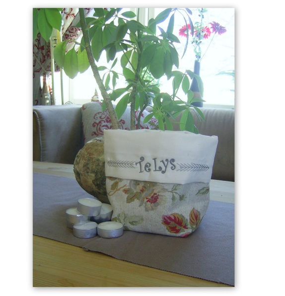 Pose til oppbevaring av te-lys - Epla