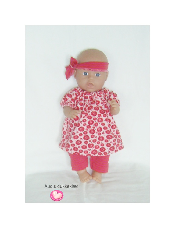 dukkeklær til dukke 36 cm -reservert Kunde - Epla