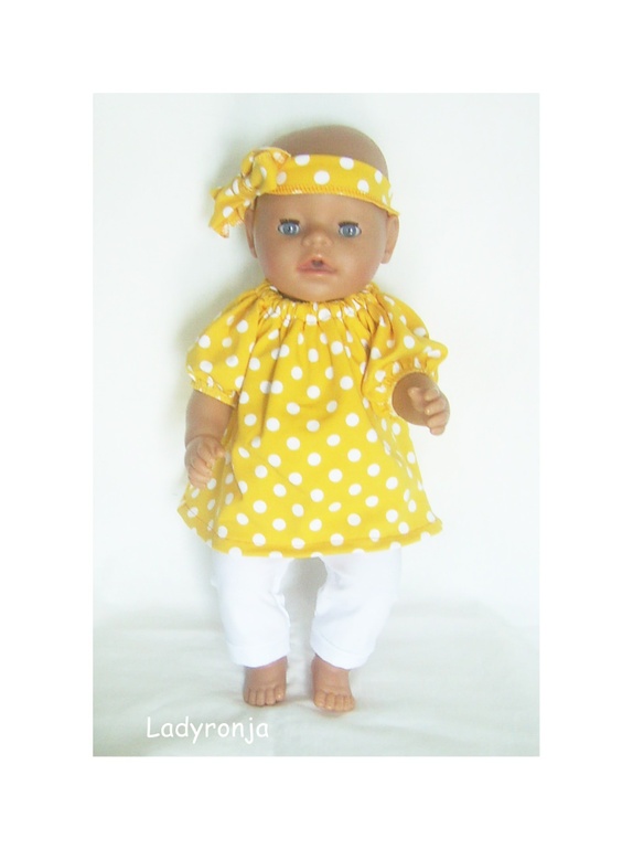 Dukkeklær til dukke 40-43 cm, - Epla