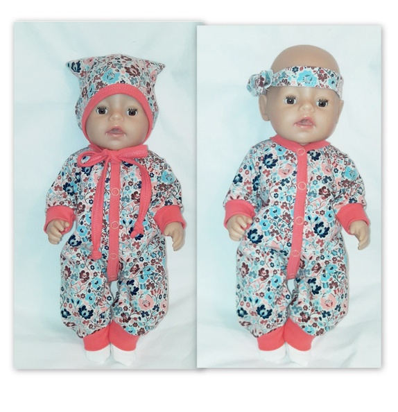 dukkeklær til dukke 43 cm, - Epla