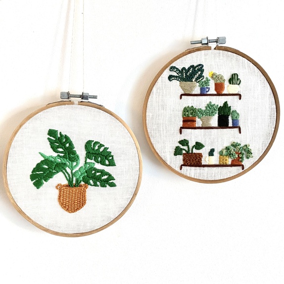 Blomsterhylle - Brodert bilde - Epla