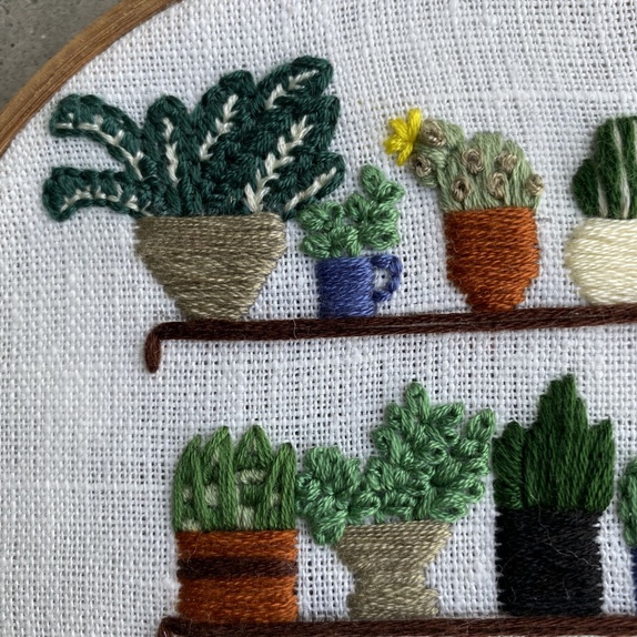 Blomsterhylle - Brodert bilde - Epla