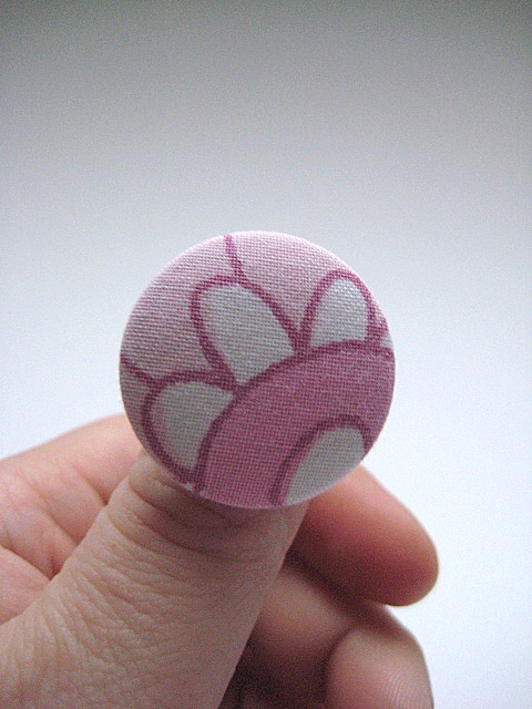 SALG! -50% Rosa ring med rosa blomst - Epla