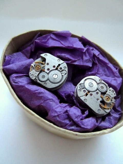 Unike mansjettknapper - urverk #1 (54) - Epla