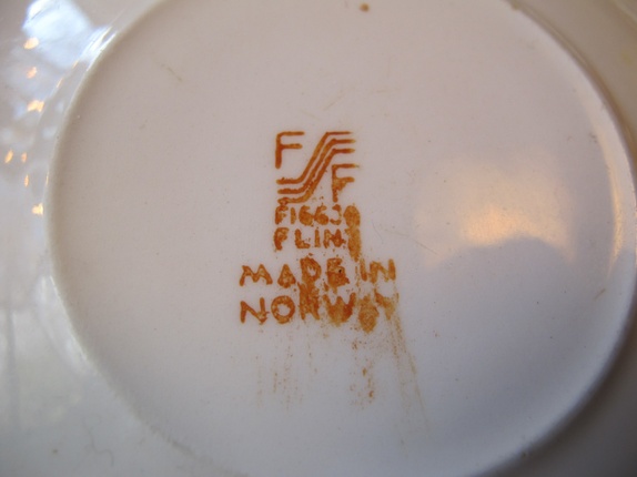 Vintage ovalt fat, Sissel fra Figgjo Flint - Epla