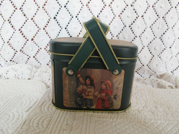 Mini juleboks og vintage krydderglass - Epla