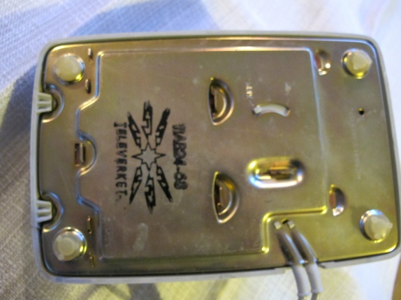 Klassisk grå analog telefon fra Telenor - Epla