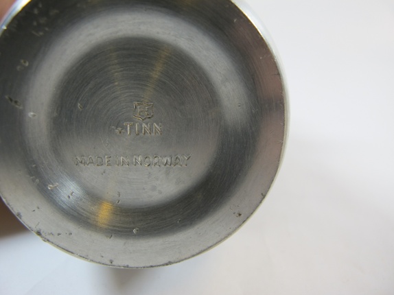 Tinnvase fra 60 tallet - Epla