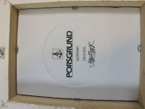 Porselensbilde Jan Harr - Epla