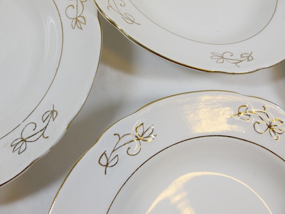 8 Egersund Hermod gull fat - Epla