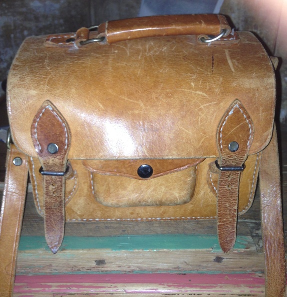 Eldre skinnveske - Epla