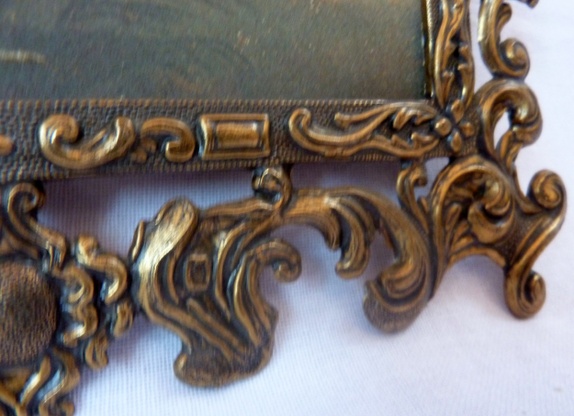 Fin ramme i metall med bilde (reproduksjon) - Epla