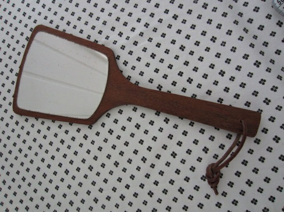 Teak håndspeil - Epla