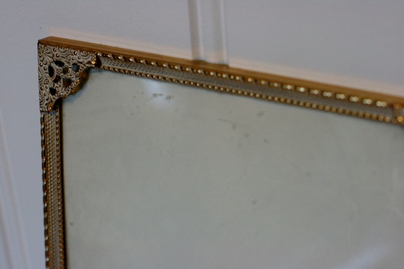 Fin gammel JYDEN ramme med dekor - Epla