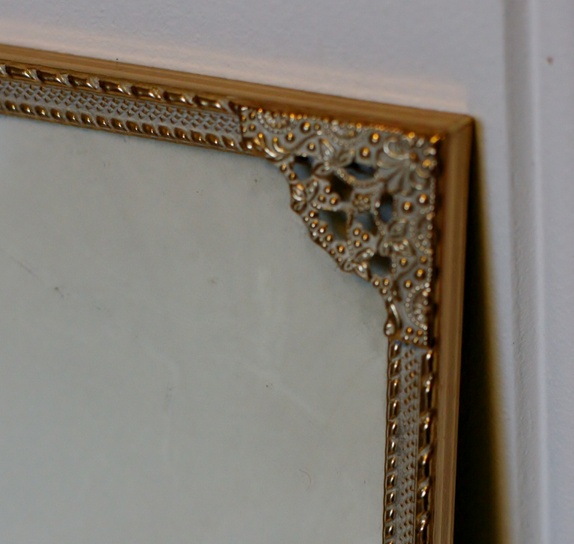 Fin gammel JYDEN ramme med dekor - Epla