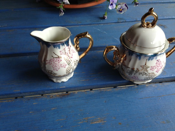 Japansk kaffe/te servise til seks personer. - Epla