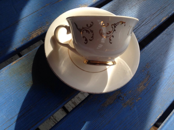 Gammel, fin Figgjo kopp. - Epla