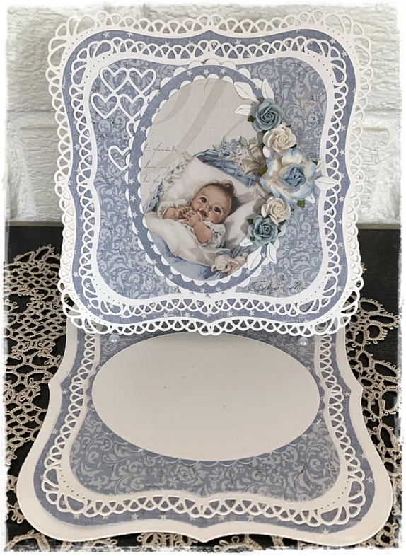 Dåpskort/ barselkort til gutt - Epla