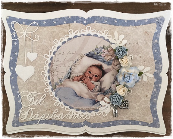 Dåpskort til gutt - Epla