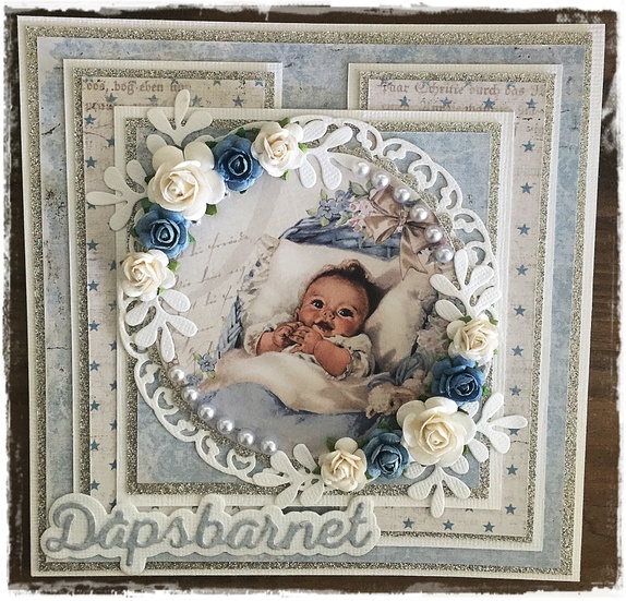 Dåpskort til gutt - Epla