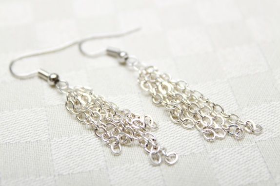 Øredobber "Chain dangle" - Epla