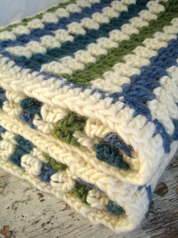 Økologisk ull: Tjukt og mykt babyteppe - Epla