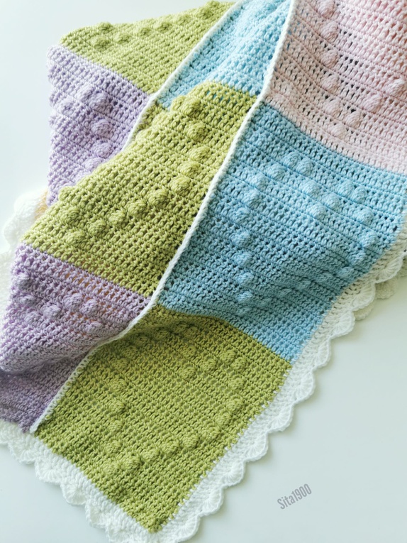 Hjerte Teppe i pastell - Epla