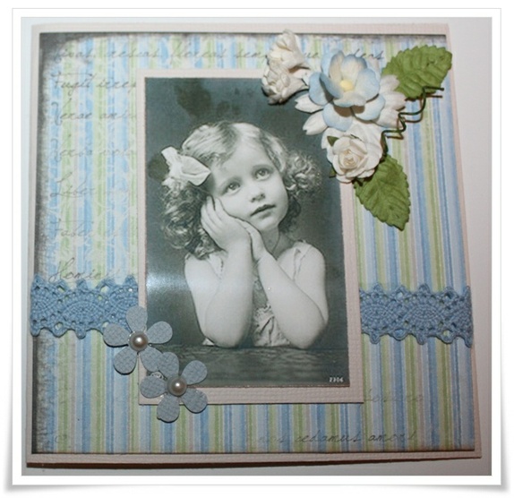 Små "blomster" kort - Epla