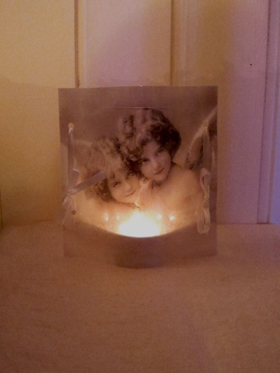 Telys skjerm - To engler - Epla