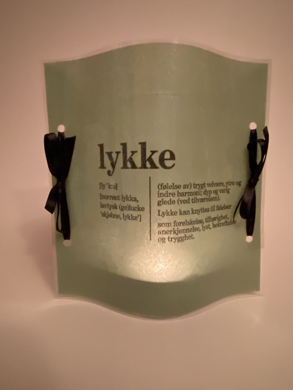 Telys skjerm - Lykke - Epla