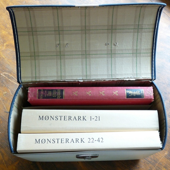 42 mønster fra 1950 tallet og sybok i koffert- Den store syboken - Ella ...