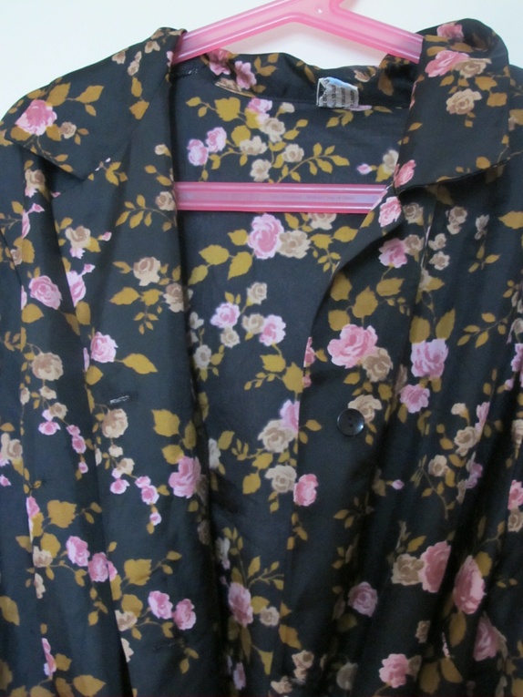 Blomstrete vintagekjole - Epla