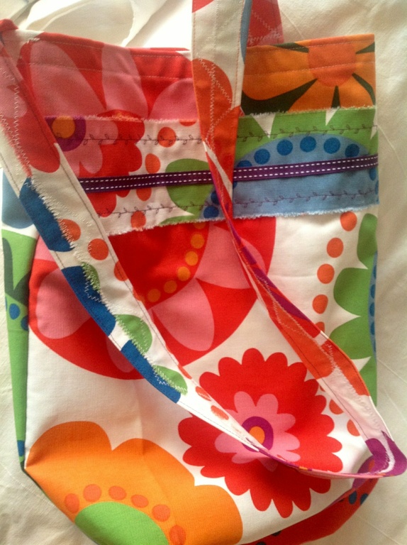 SALG! Sommer veske/ handlenett (stor)+ hjerte refleks (før 380 og nå 180) - Epla