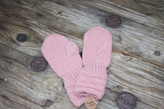 Barnehagevotter/ hjertevotter, tovet - Epla