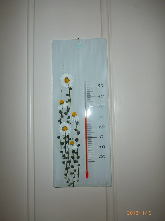 glass-termometer * Kamille* - Epla