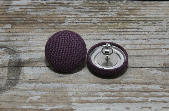 STEREO - Svarte øredobber 19 mm - Epla