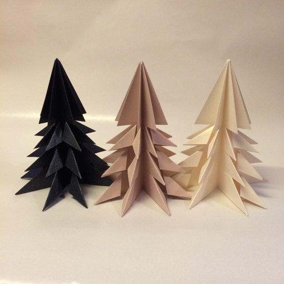 JULE-EN, JULE-TO, JULE-TRE! - origami juletre - Epla