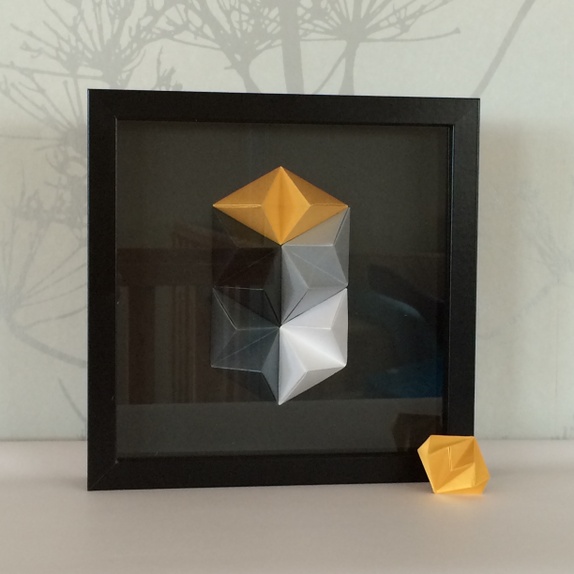 PRSM - Innrammet origami bilde - Epla
