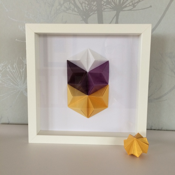 PRSM - Innrammet origami bilde - Epla