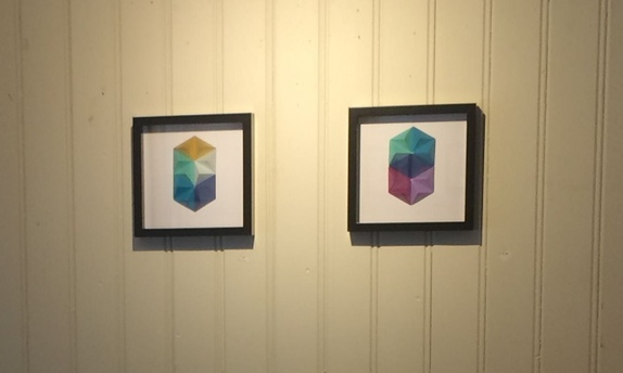 PRSM - Innrammet origami bilde - Epla