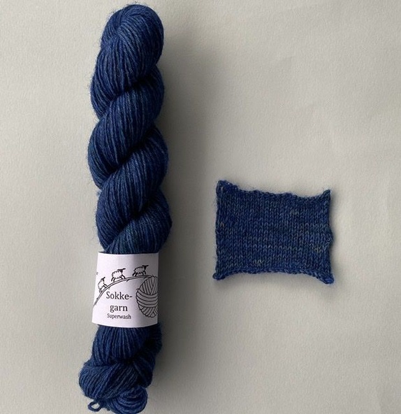 Sokkegarn Midnatt - Epla