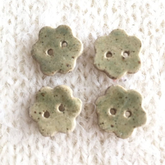 Blomsterknapper gressgrønn - Epla