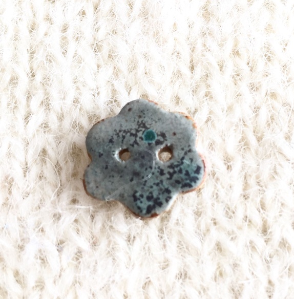 Blomsterknapper kobbergrønn - Epla