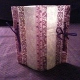 Te lys lykt/skjerm lilla ranker - Epla